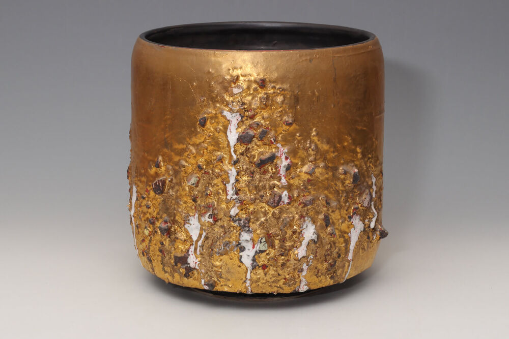 Sam Hall Large Gold Vessel for sale | miararts.com